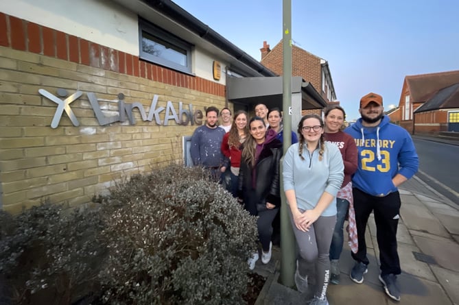 Woking charity LinkAble grateful as volunteers pitch in to help spruce up offices ...